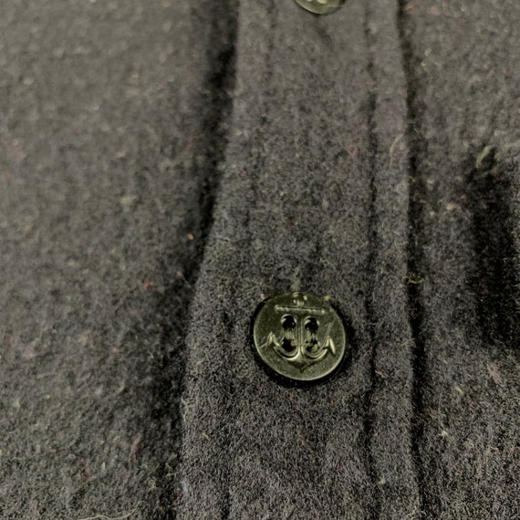 Vintage 1940s US Navy CPO One Pocket Button Up Shirt … - Gem