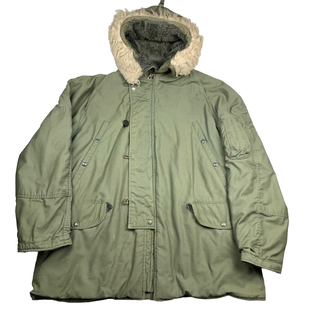 1960s U.S. Military Extreme Cold Weather N-3B Parka Jacket Size Xl - Etsy