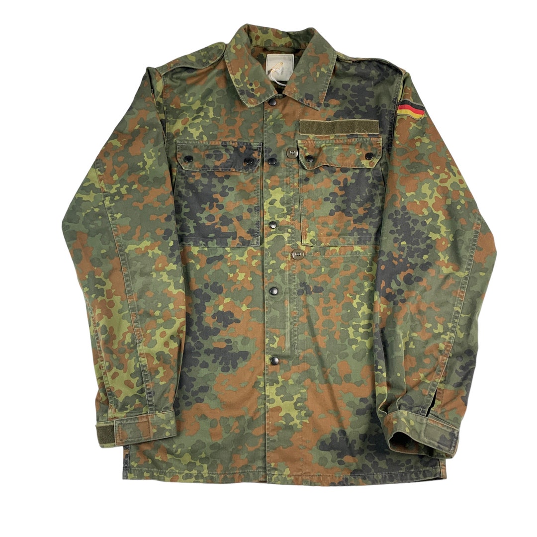 Vintage 1993 German Army/military Flecktarn Camo Field Jacket Size S/M ...