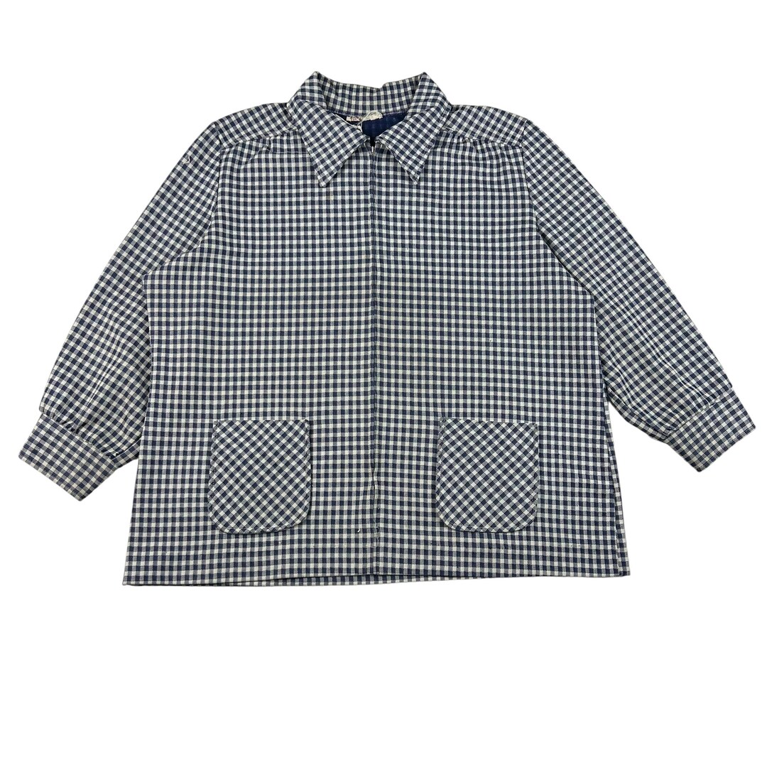 Vintage 1960s Montgomery Ward Gingham Check Jacket Size Large - Etsy