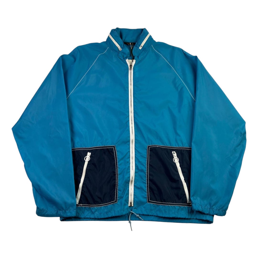 Vintage 1970s Sir Jac Windbreaker Jacket Size Large - Etsy