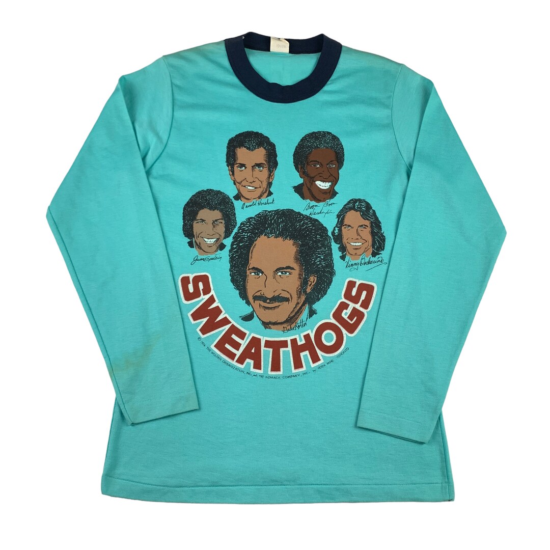 Vintage 1976 Welcome Back, Kotter Sweathogs Long Sleeve Shirt John ...