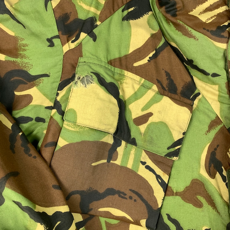 Vintage 1990s British Military DPM Camo Protective Smock Jacket Size ...