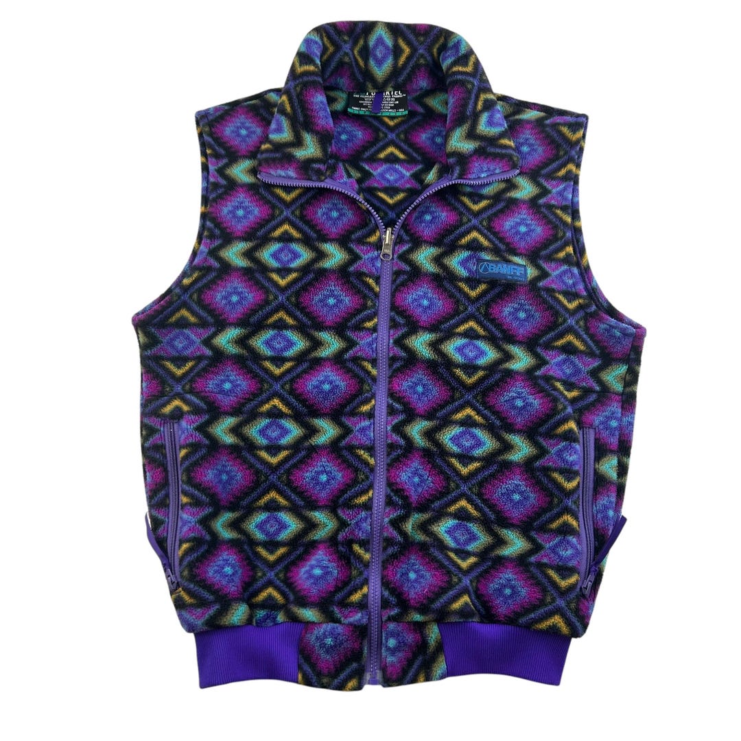Vintage 1980s/90s Banff Designs Polar Tec Fleece Vest Sweater Size ...