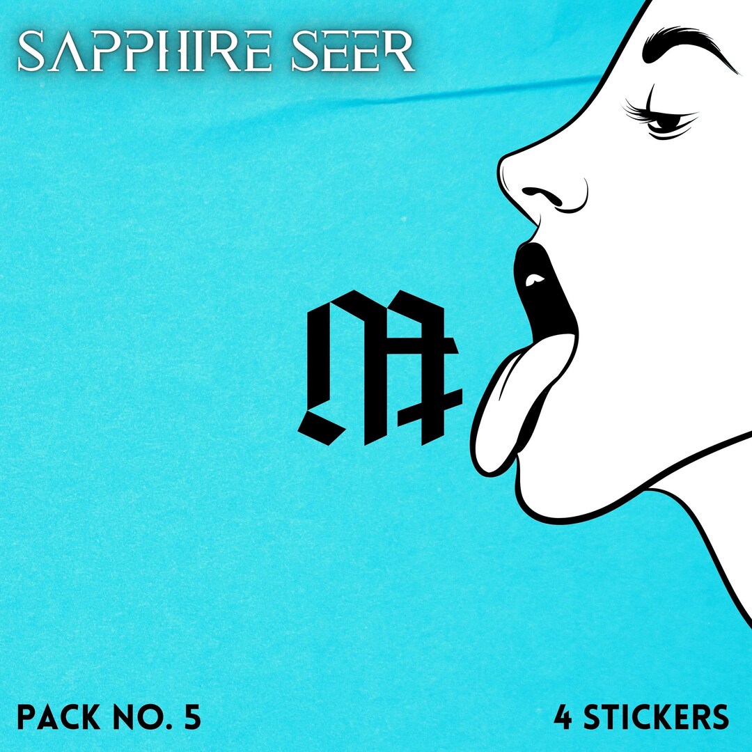 Buy Sapphire Seer Sticker Pack #5 Online in India - Etsy