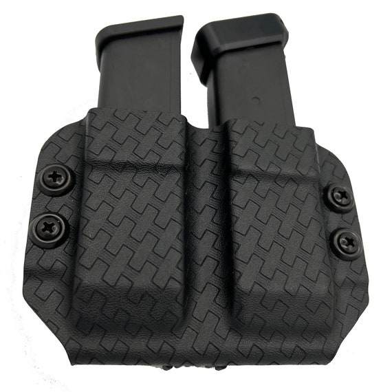 USATAC Dual Double Stack Mag Pouch for Glock 17 Black Basket - Etsy