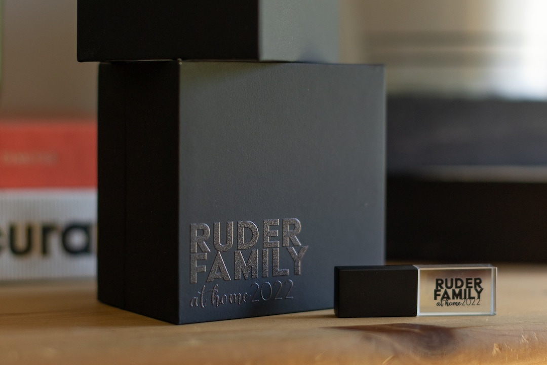 Custom Designed USB Storage Box W/ Custom Designed Acrylic USB Thumb ...