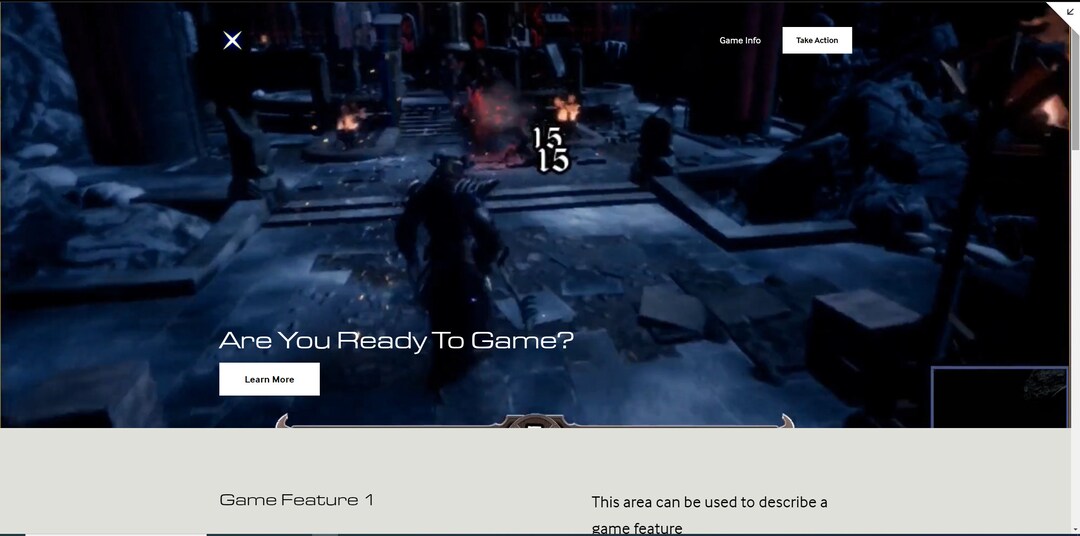 Square Space Themed Gaming Website Template V1 - Etsy