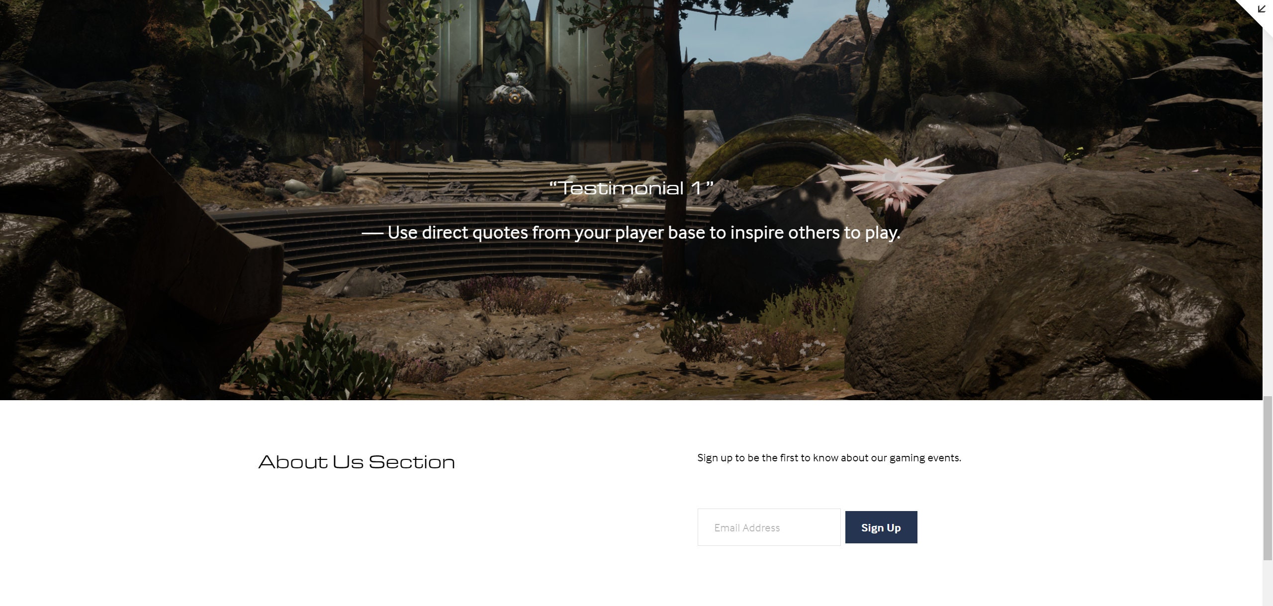 Square Space Themed Gaming Website Template V1 - Etsy