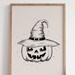 Halloween Set of 3 Prints, Halloween Gallery Wall Art, Halloween Wall ...