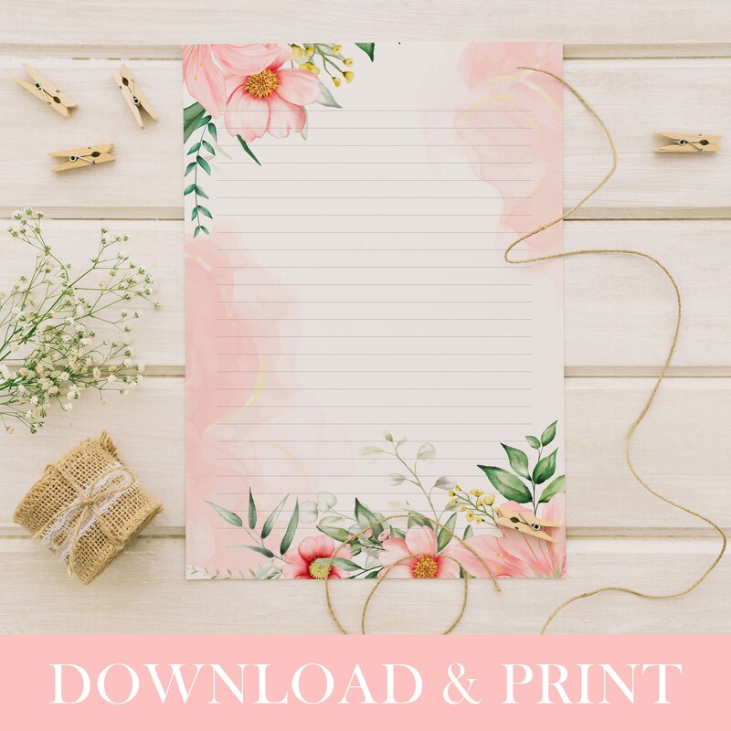 Pretty Writing Paper - Etsy