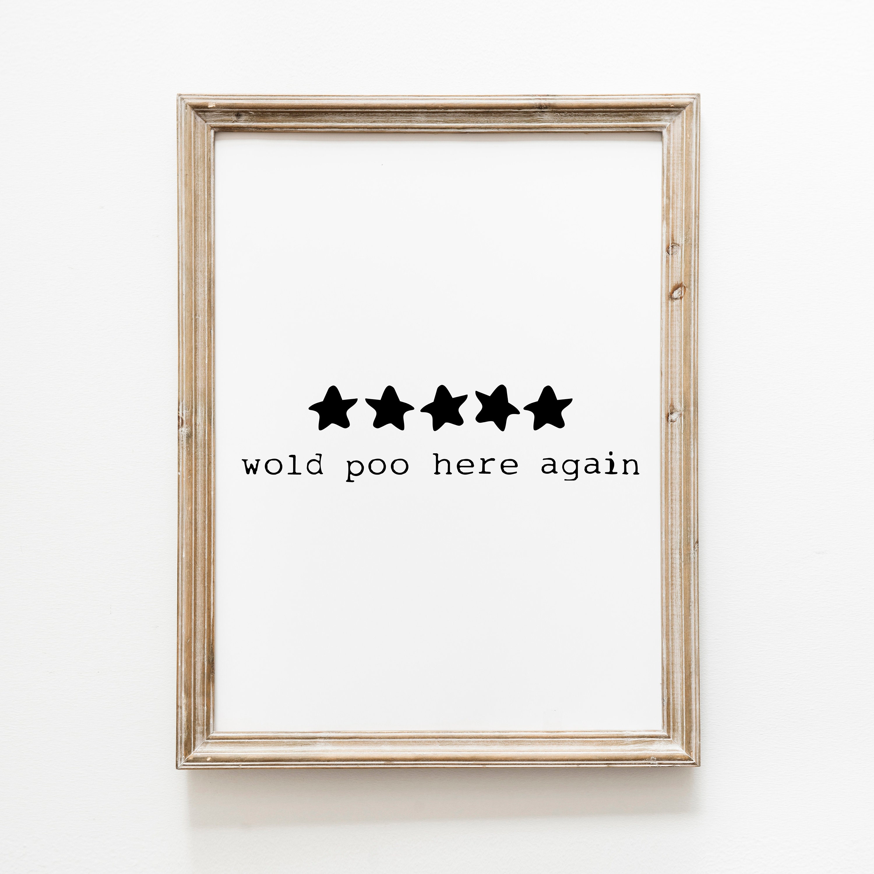 Bathroom Wall Art, Set of 8 Printables, Fun Bathroom Decor, Retro ...