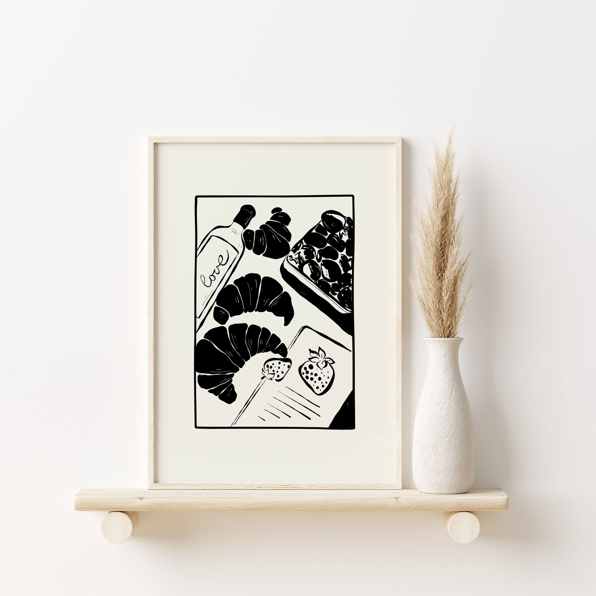 Valentines Day Print, Set of 6, Valentines Day Decor, Romantic Gallery ...