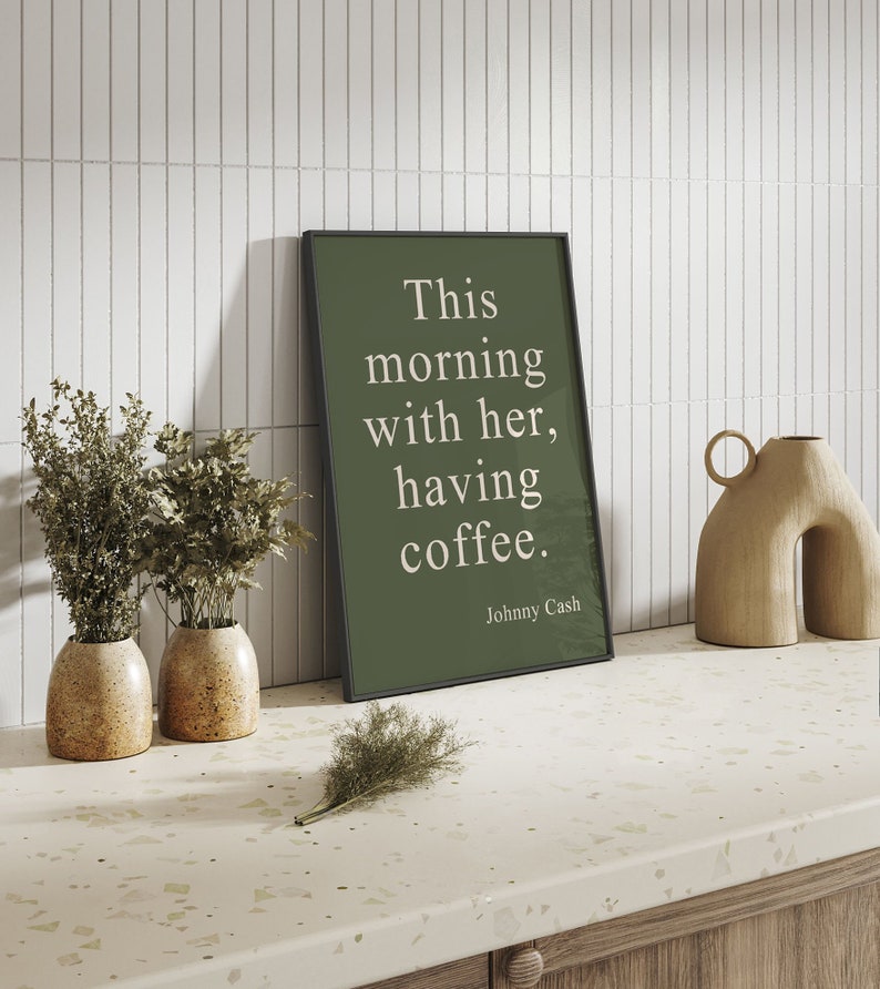 Coffee Bar Gallery Wall Set of 7, Coffee Print, Coffee Wall Art ...