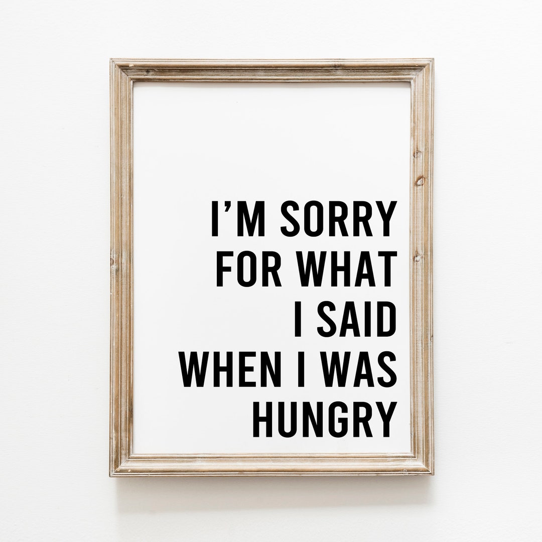 Funny Kitchen Print, Kitchen Printables, Kitchen Wall Decor, Funny Sign ...