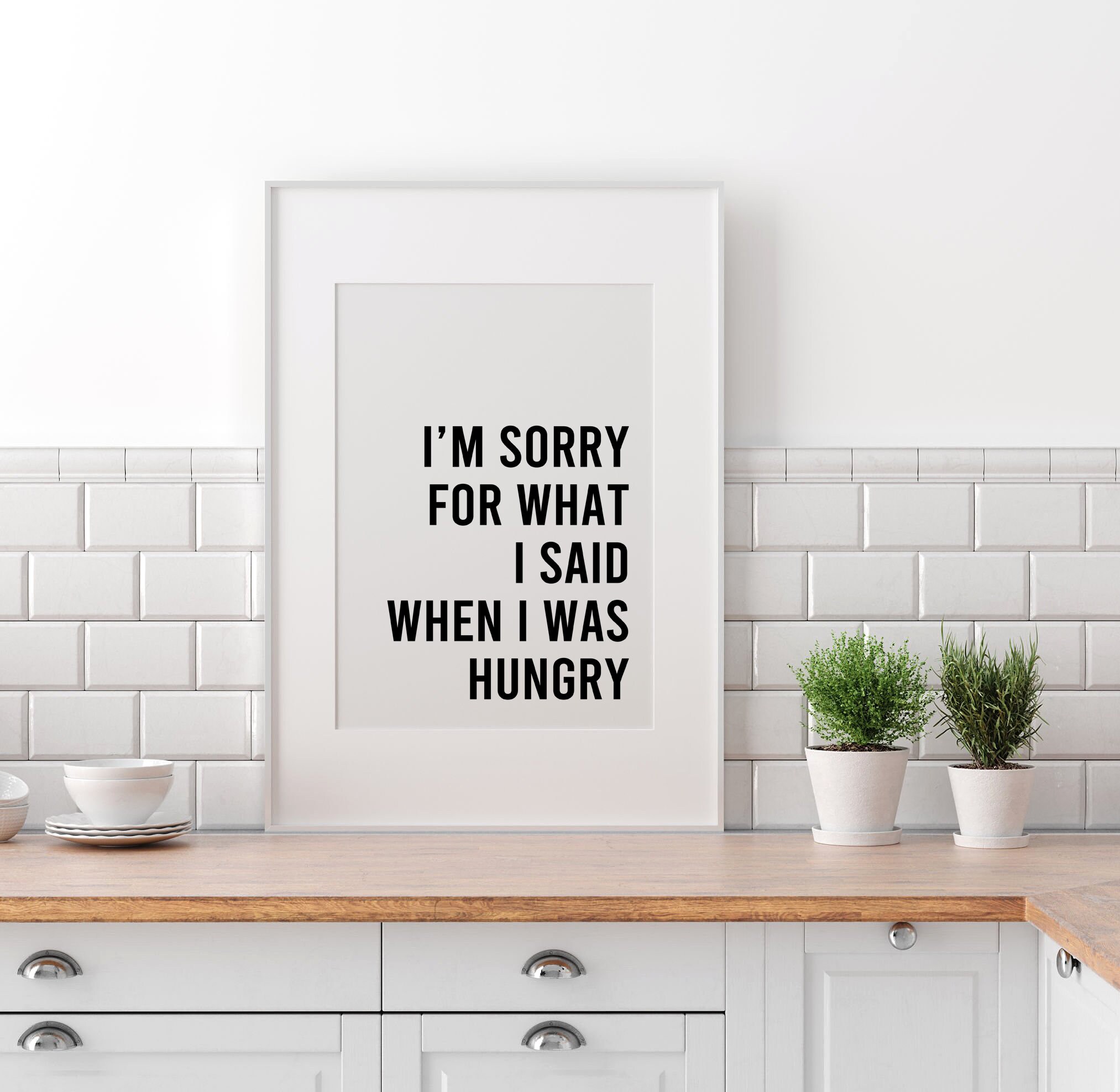 Funny Kitchen Print, Kitchen Printables, Kitchen Wall Decor, Funny Sign ...