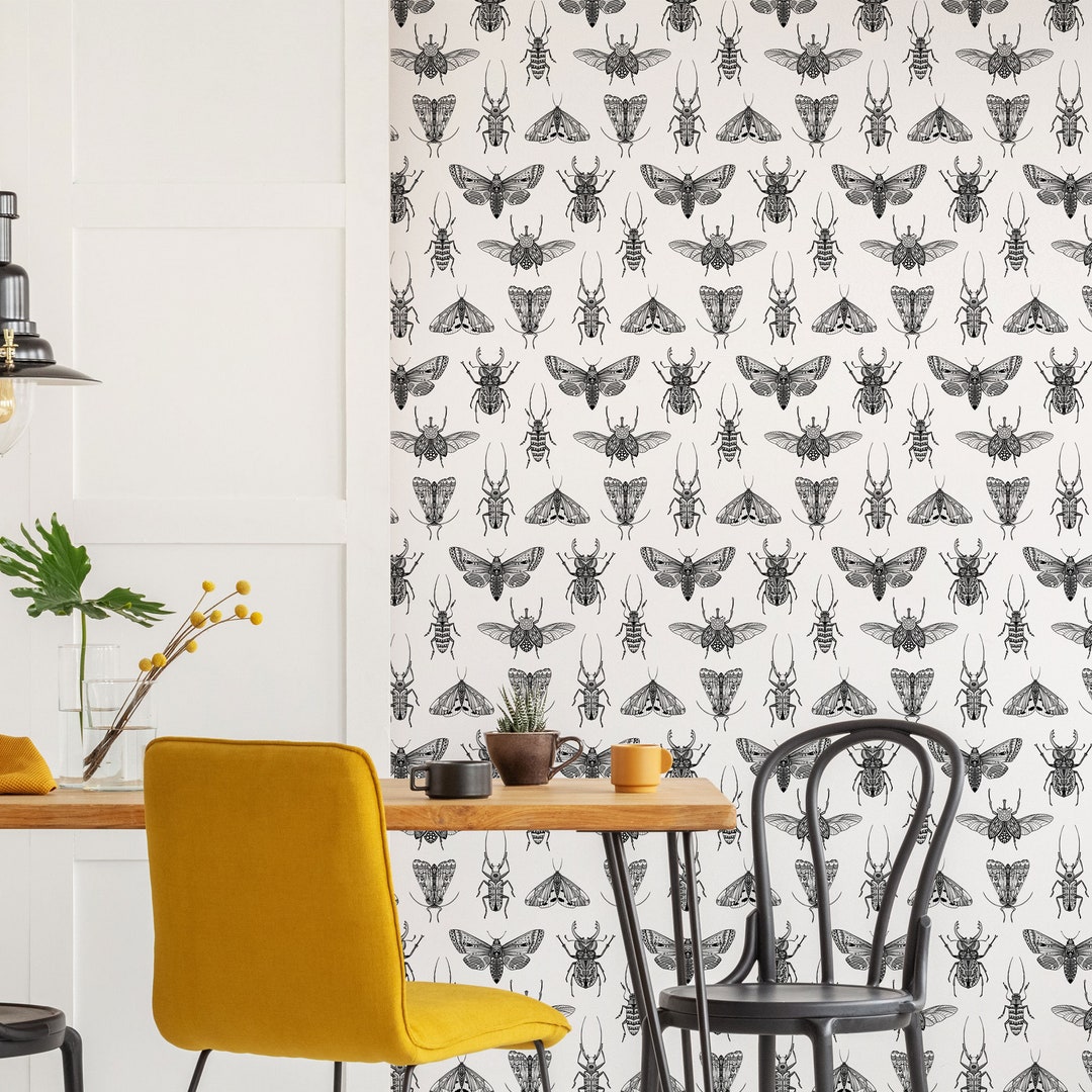 Bug Wallpaper Removable Peel and Stick Room Decor Printable - Etsy