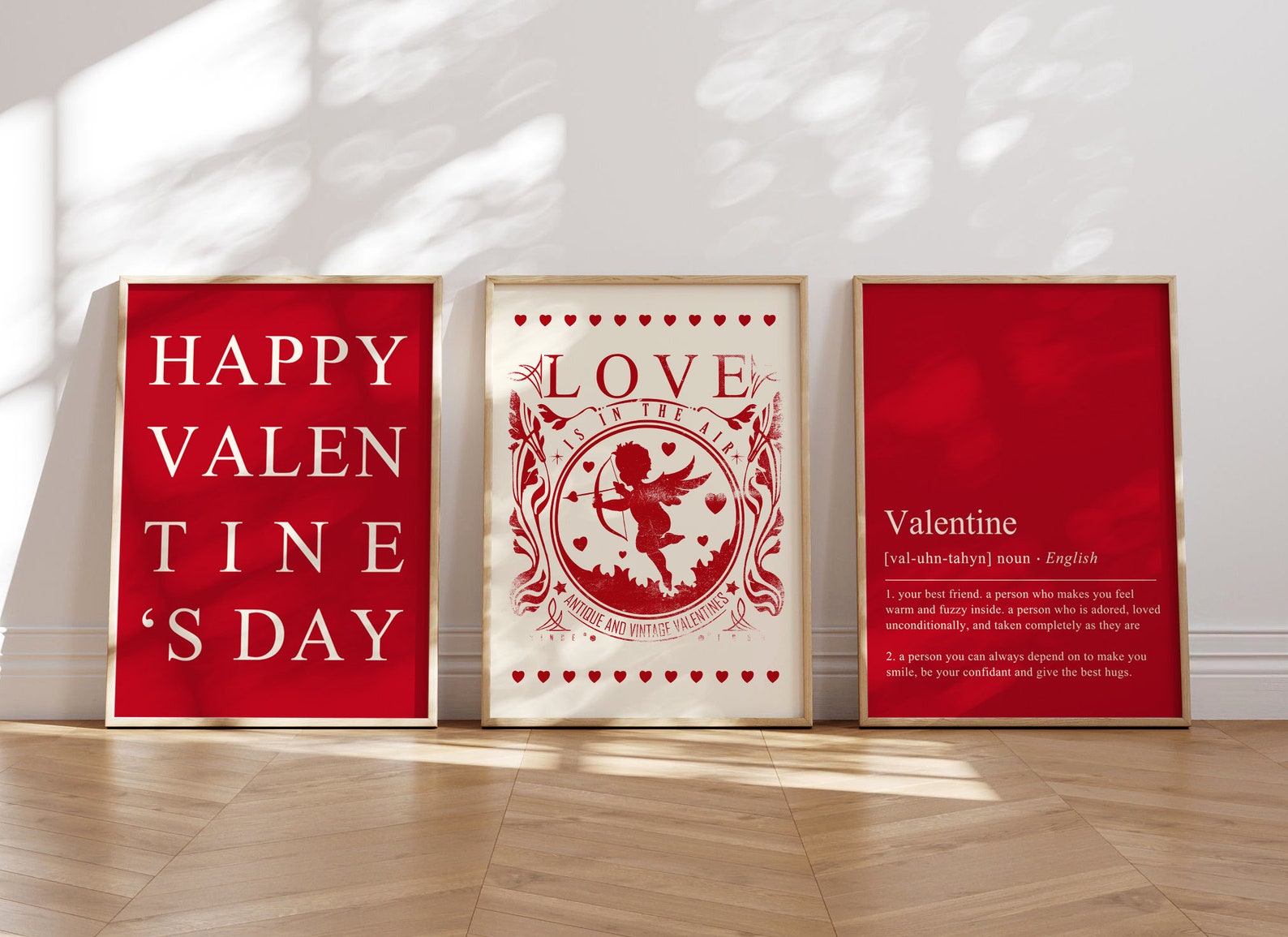 Valentines Day Decor, Set of 15 Printables, Valentines Day Printables ...