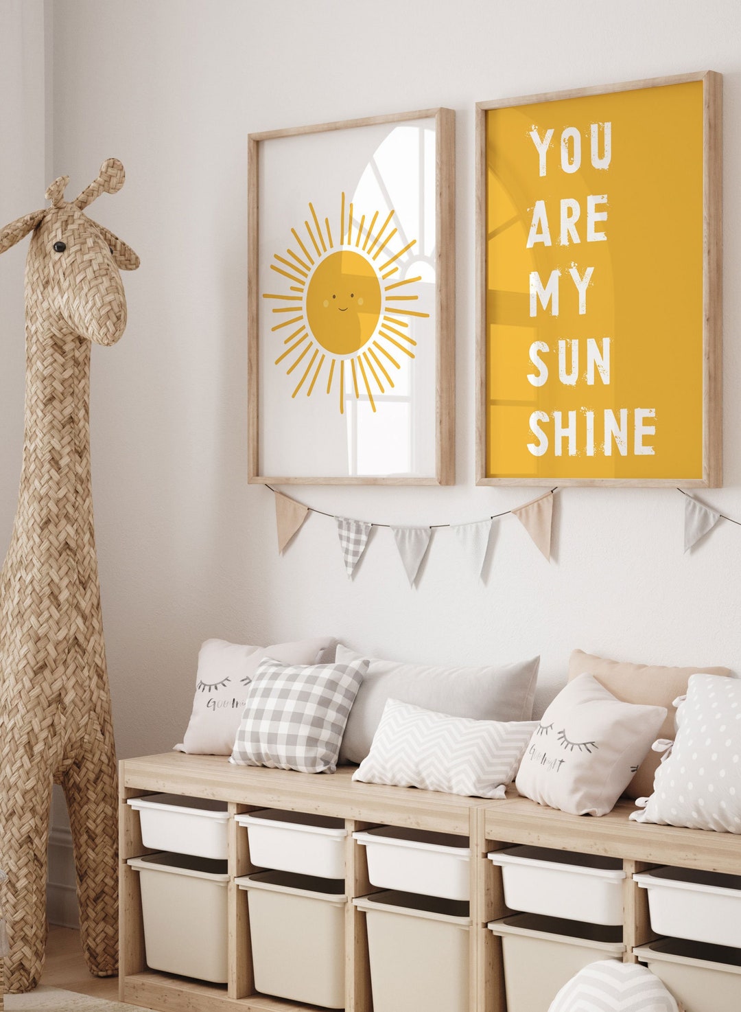 You Are My Sunshine, Cute Sun Poster, Children Wall Art, Nursery Wall ...