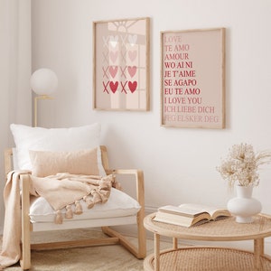 Valentines Day Decor, Set of 15 Printables, Valentines Day Printables ...