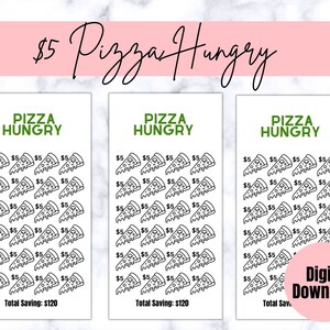 Fast Food Saving Challenge Tracker, Budget Saving Challenge A6 Binder ...