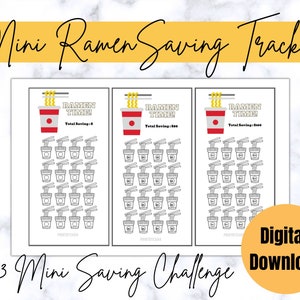 Mini Ramen Time Saving Tracker - Etsy