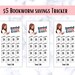 Mini Bookworm Saving Tracker - Etsy