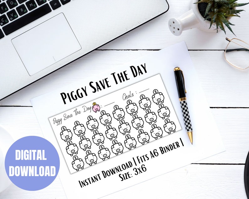 Mini Save Them Money Tracker/ Mini Saving Challenge/ Fits A6 Binder - Etsy