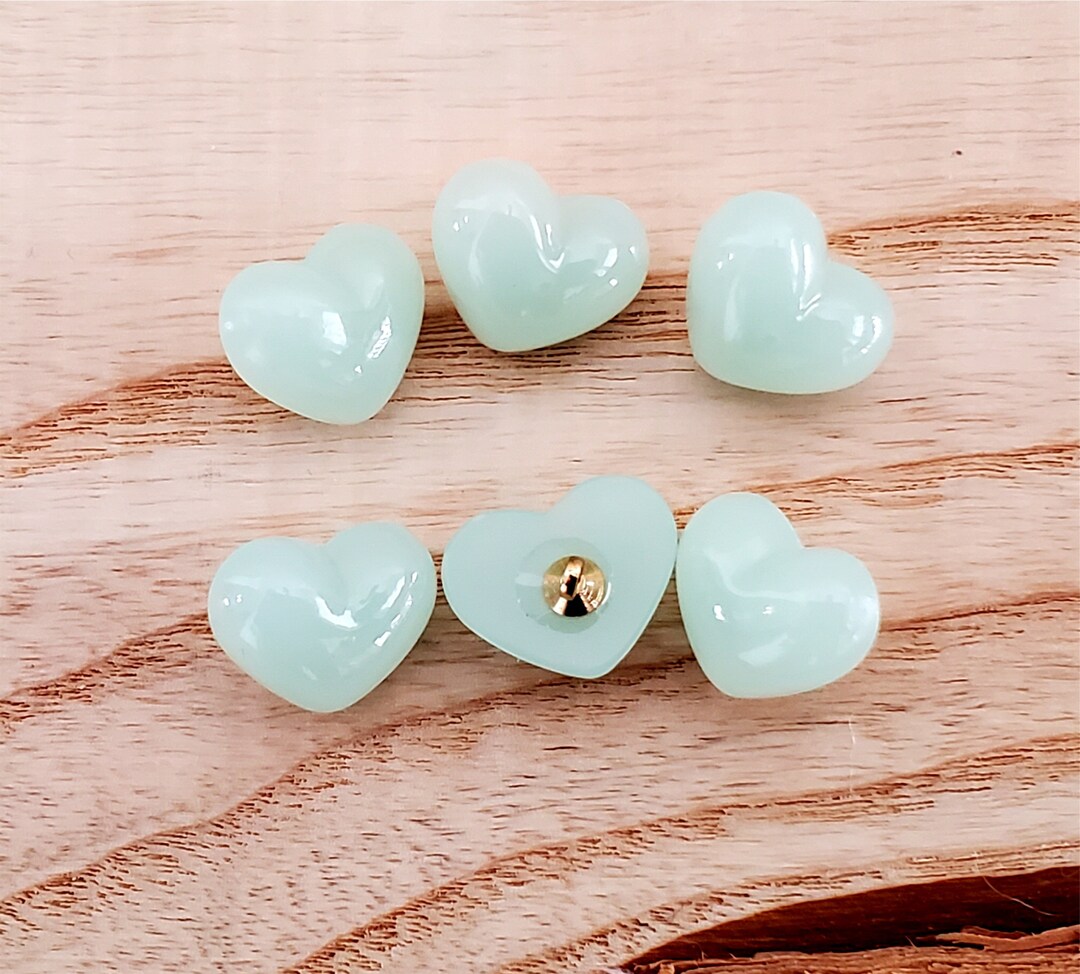 Small Heart Buttons, Shank Buttons for Sweaters Baby Clothes, DIY for ...