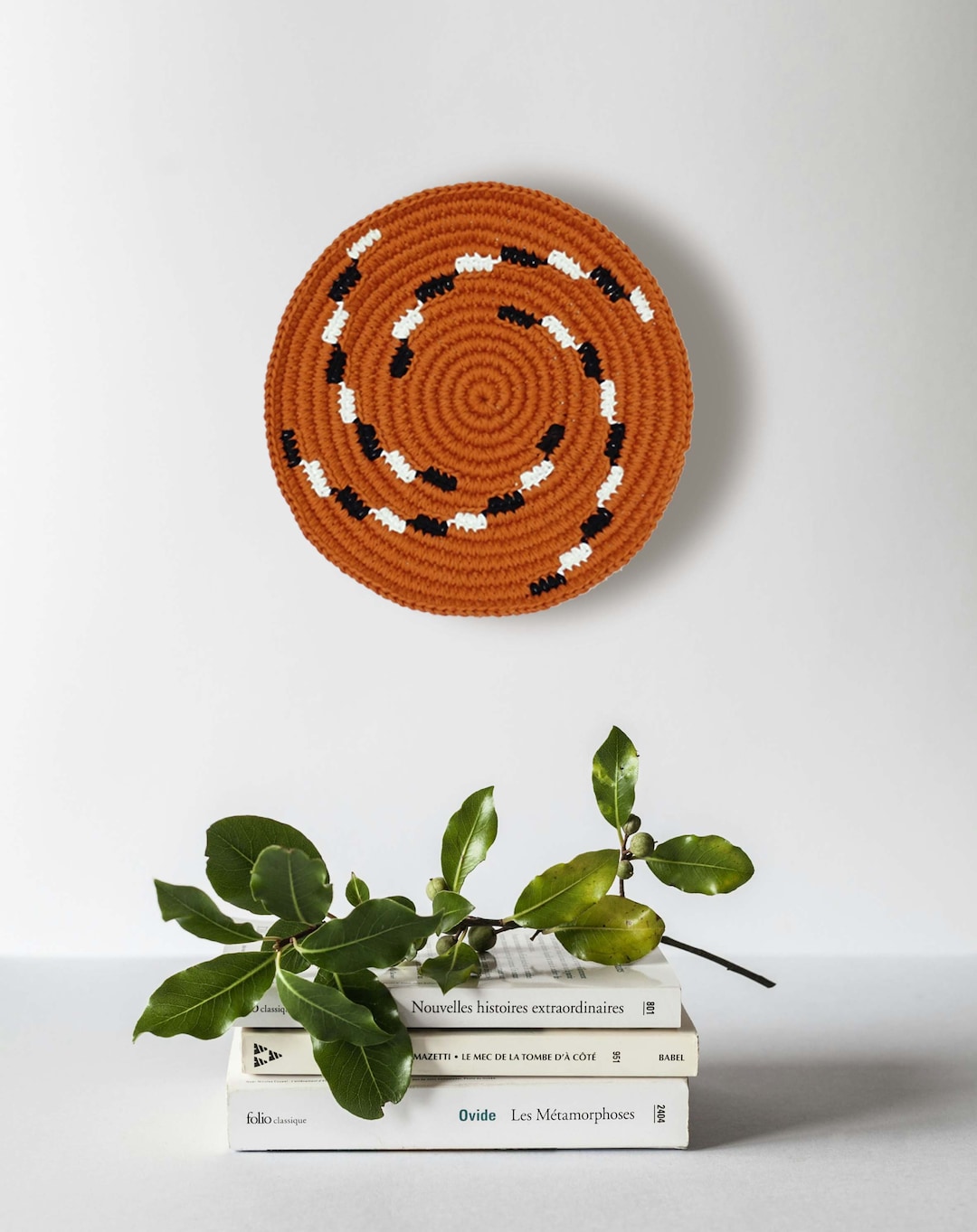 Modern Crochet Wall Art Pattern | Spiral Crochet Plate Pattern PDF ...