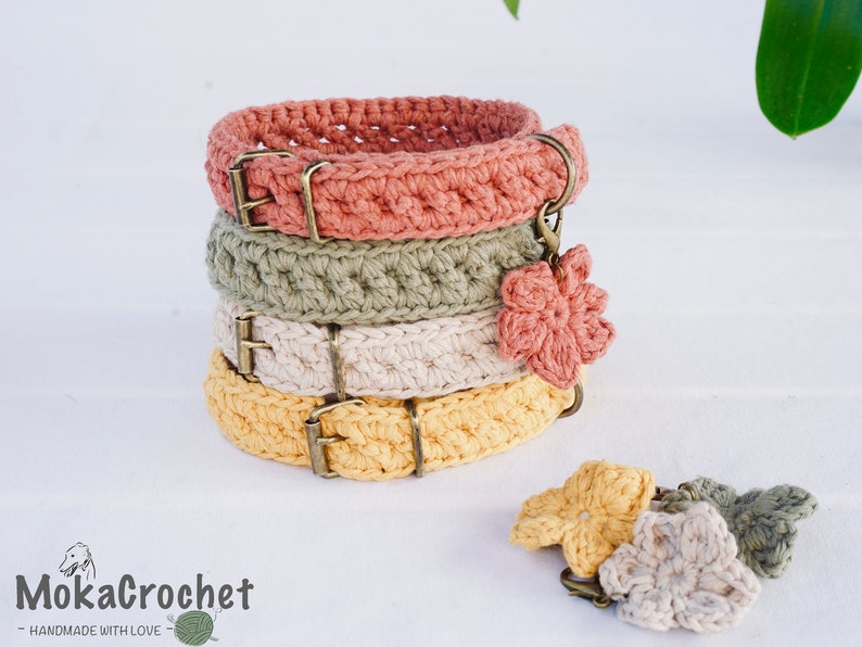 Dog Collar Crochet Pattern Video Tutorial Dog Leash Crochet - Etsy