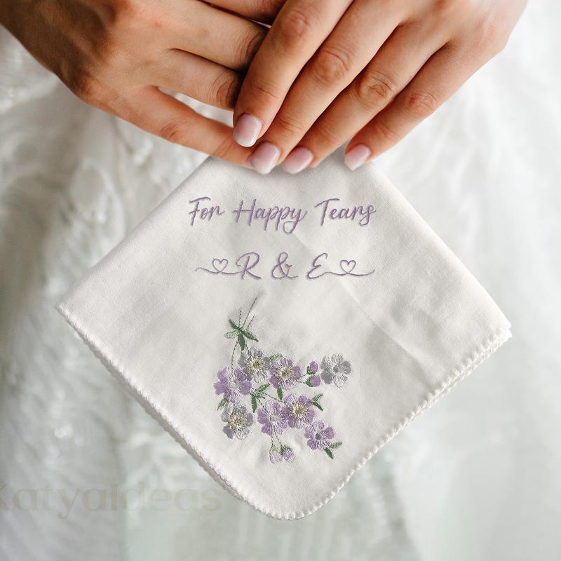 Flower Handkerchief - Etsy