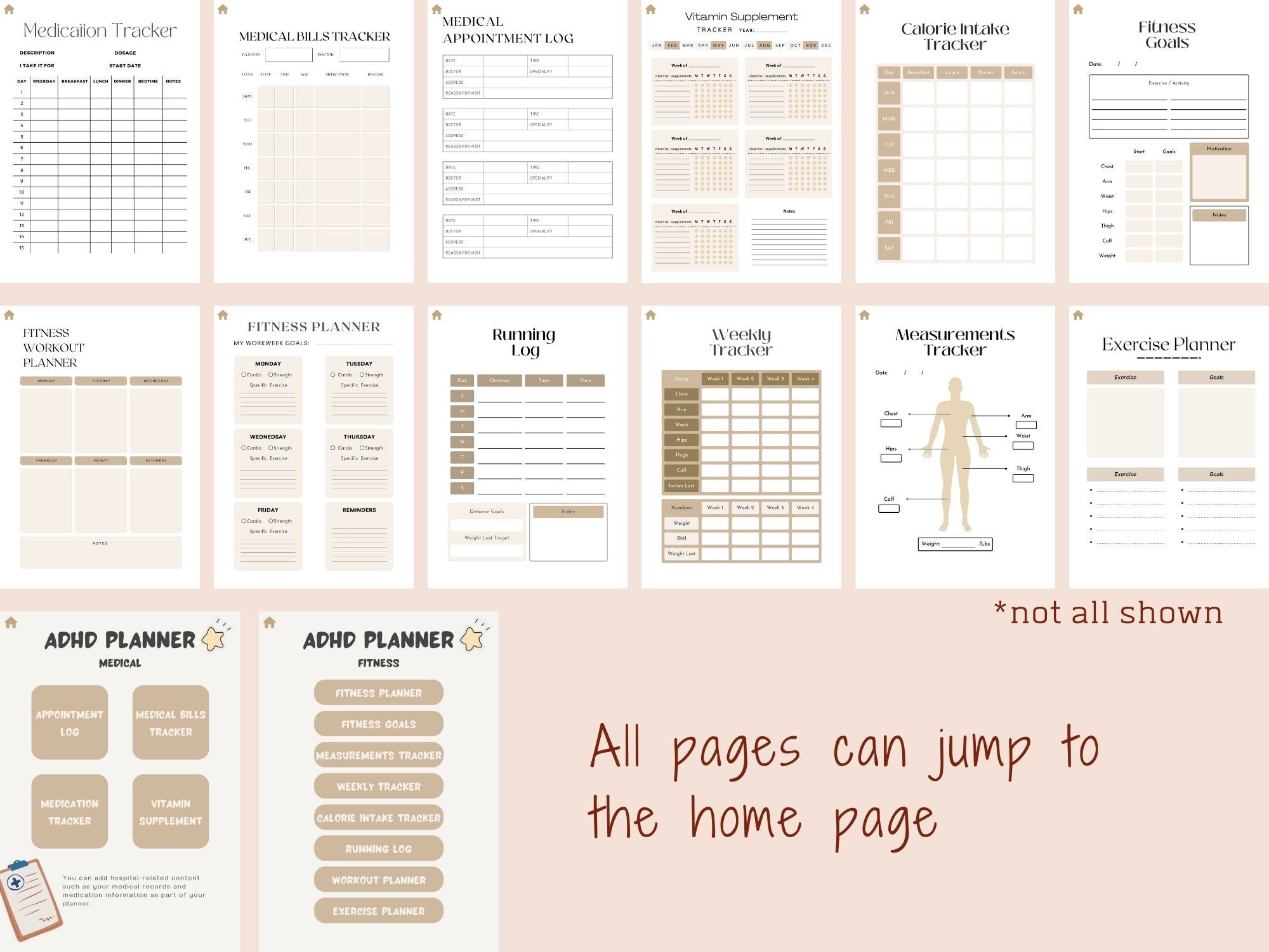 ADHD Digital Planner for iPad Adhd Journal, Adhd Organizer, Adhd ...