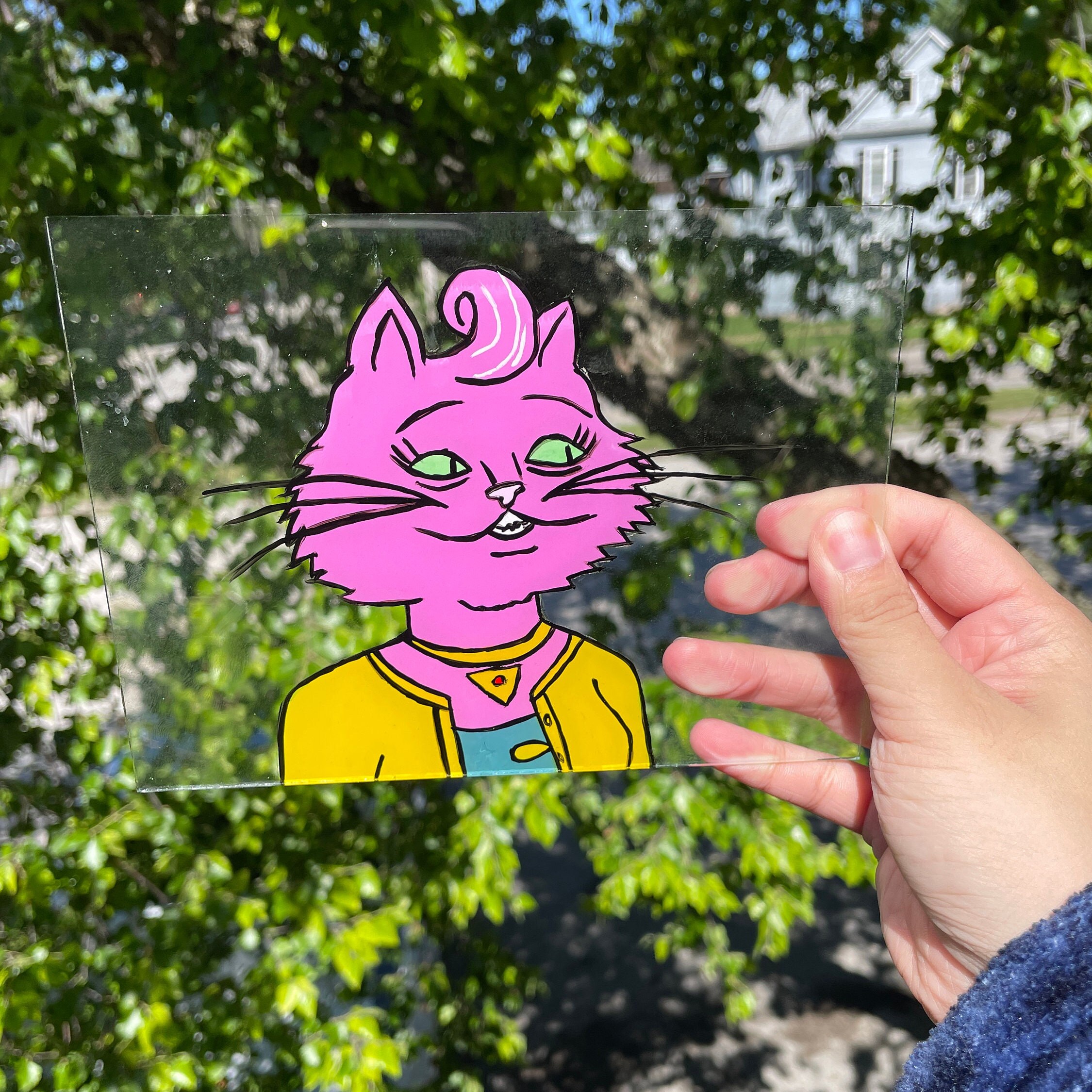Colored Custom Anime Glass Painting - Etsy
