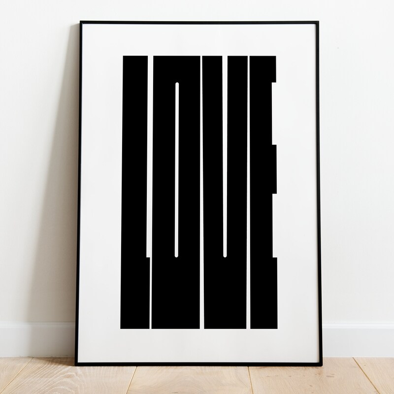 Love Poster - Etsy UK