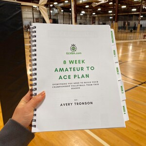 Amature to Ace 8 Week Volleyball Coaching Plan - Etsy