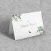 Personalized Printed Wedding Place Cards With Meal Choice Table Name ...