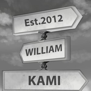 Printed Personalized Family Names Street Sign,canvas Street Sign, Multi ...