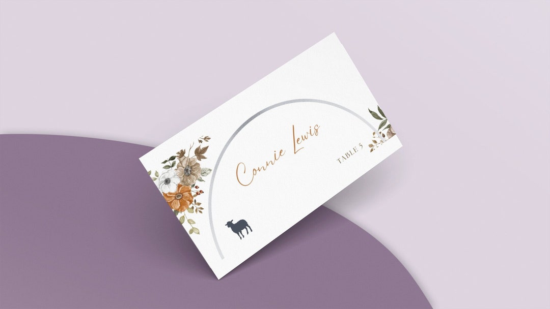 Personalized Printed Wedding Place Cards With Meal Choice Table Name Card Folded Custom Placement Cards Dinner Card Table Place Card Etsy Ireland