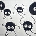 Soot Sprite Inspired Vinyl Wall Decal - Etsy