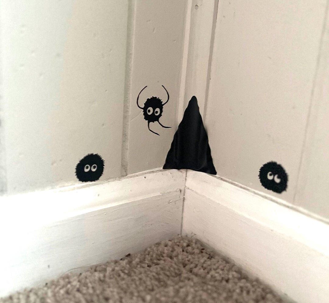 Soot Sprite Inspired Vinyl Wall Decal - Etsy