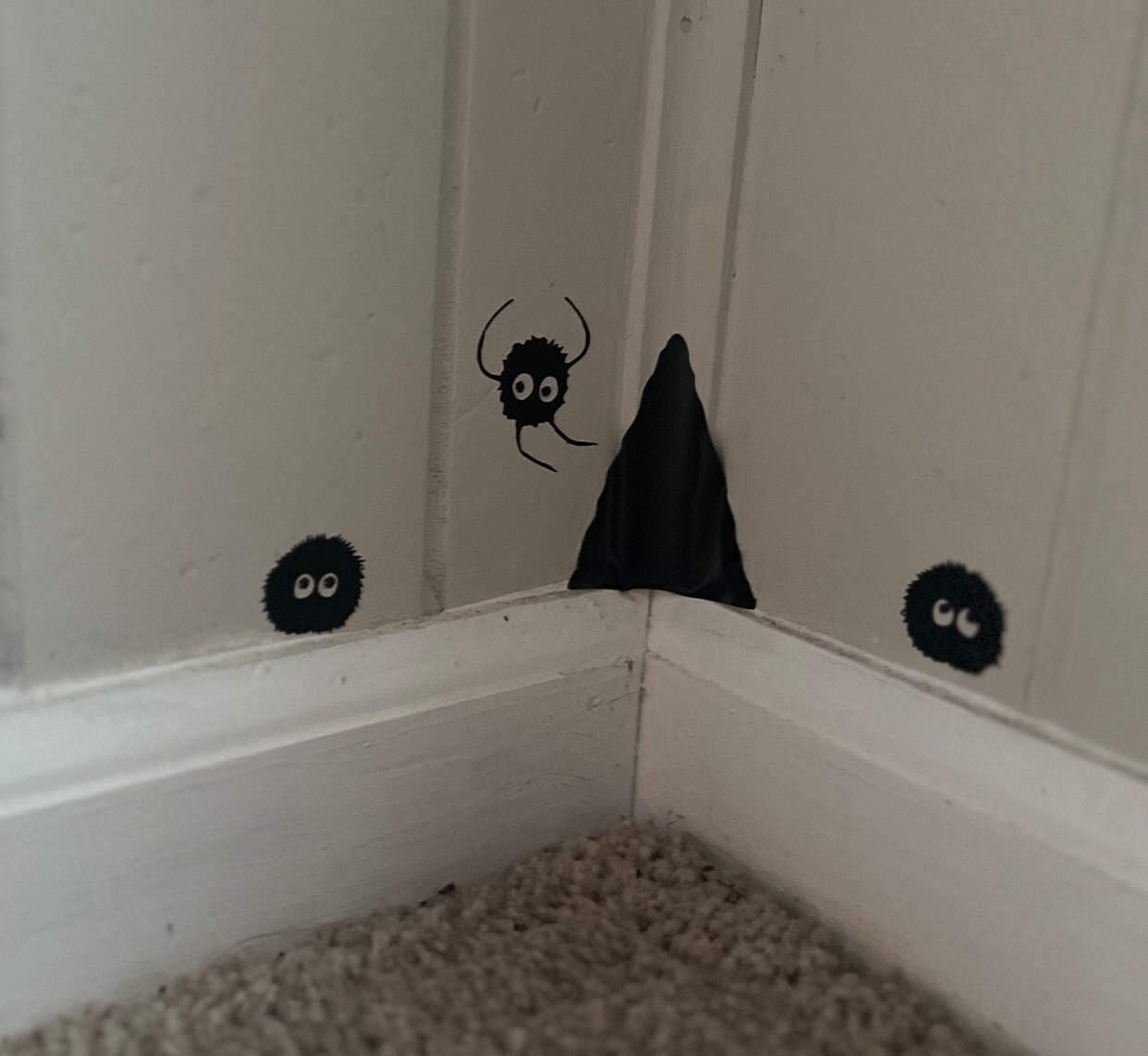 Soot Sprite Inspired Vinyl Wall Decal - Etsy