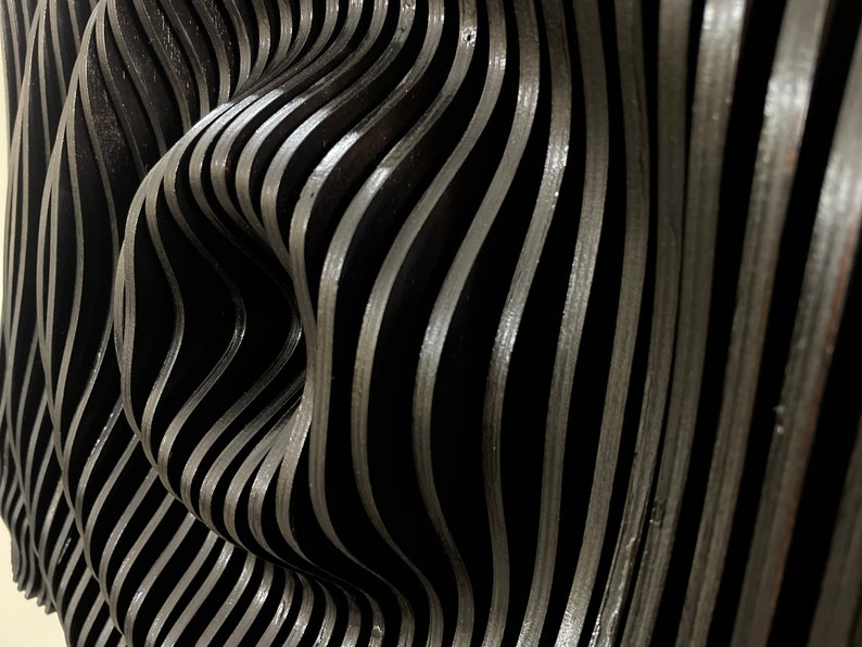 Parametric Wall Art Wood Wall Decor Parametric Design Wood Wall Art ...