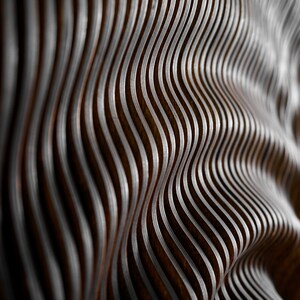 Parametric Wall Art Wood Wall Decor Parametric Design Wood Wall Art ...