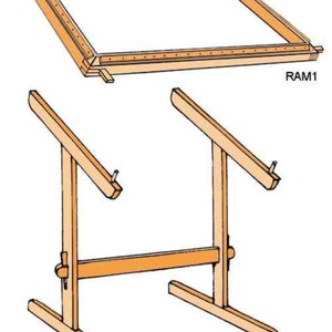 Tufting Frame 89 X 49cm. With Optional Floor Stand. Made in Denmark ...