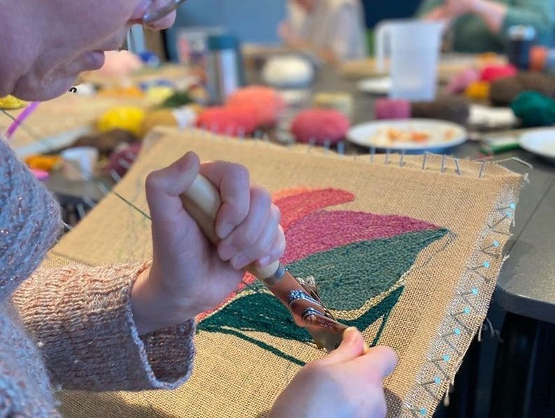 Buy Danella Semi-automatic Tufting Tool. Fast Manual Punch Needle. the ...