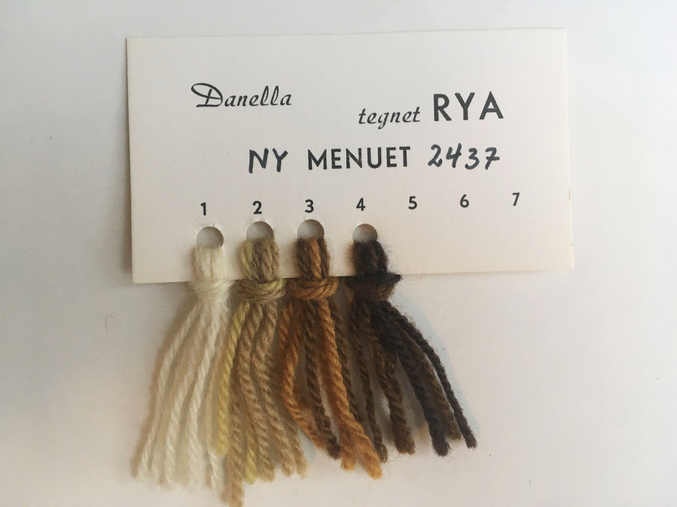 Rya Rug Making Kit. 110 X 70cm. Design Drawn Onto the Jute Backing for ...