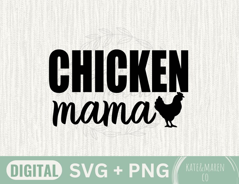 Chicken Svg Chicken Mama Png Cricut Cut File and Sublimation - Etsy