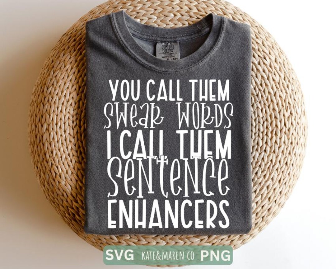Sarcastic Svg, Funny Swear Word Png, Cricut Cut File and Sublimation - Etsy