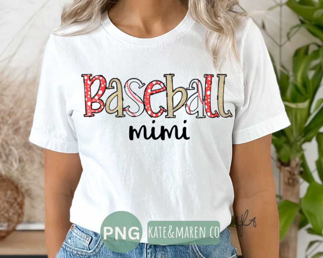 Baseball Mimi Png, Mimi Sublimation - Etsy
